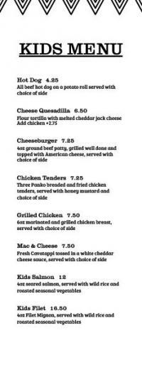 Menus - Fawn Lake Country Club