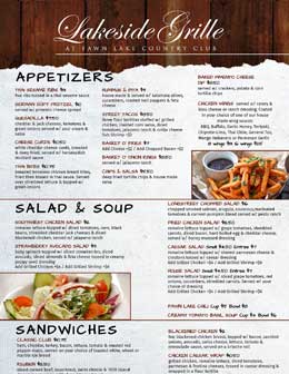 Dining Menus • Fawn Lake Country Club